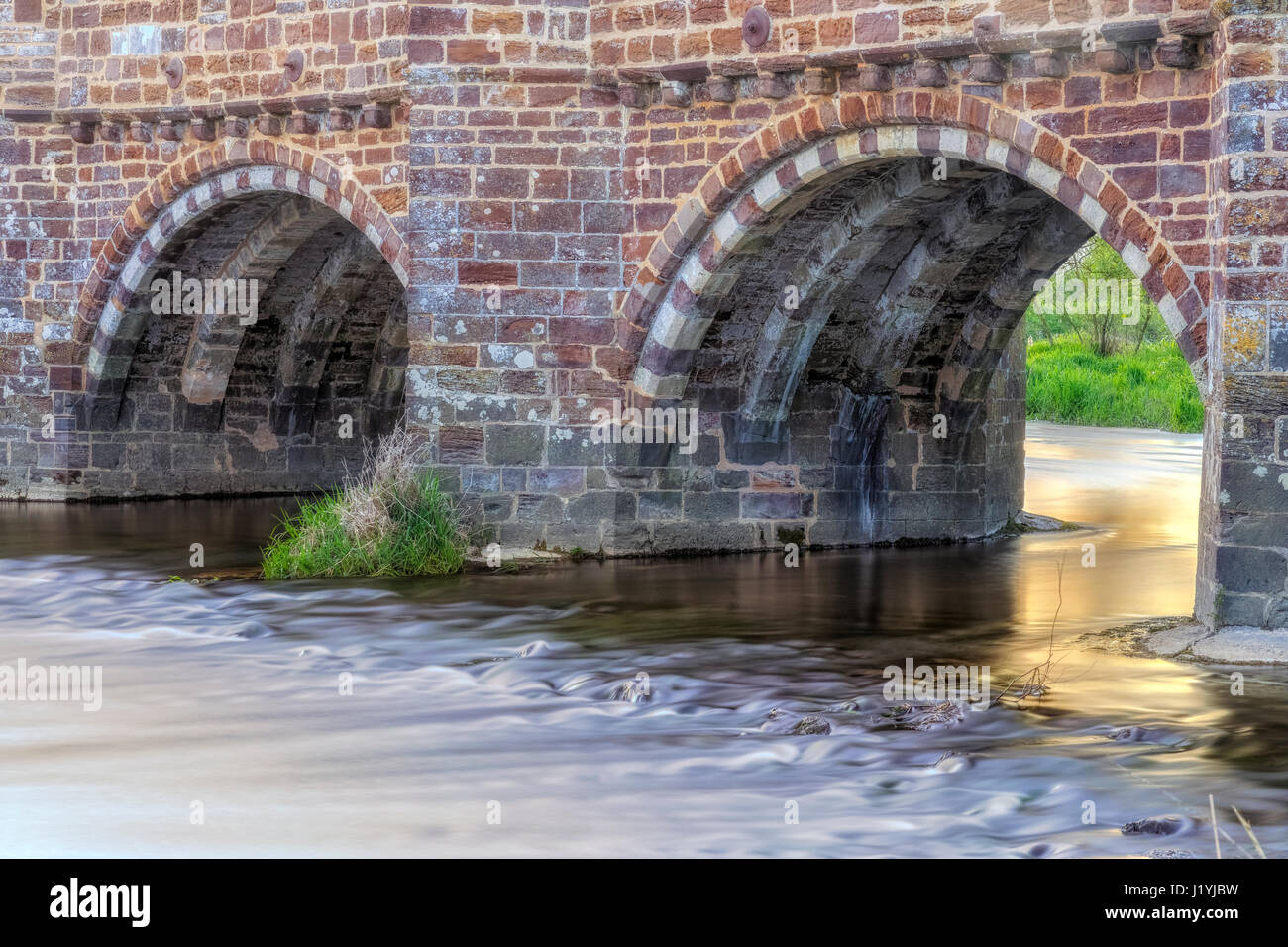 White Mill Bridge, Sturminster Marshall, Dorset, England, UK Stock ...