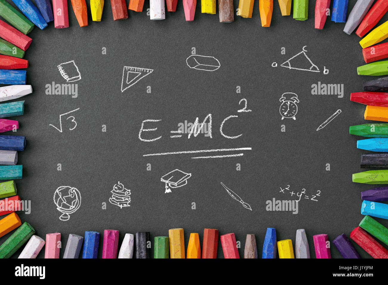 Albert einstein blackboard hi-res stock photography and images - Alamy