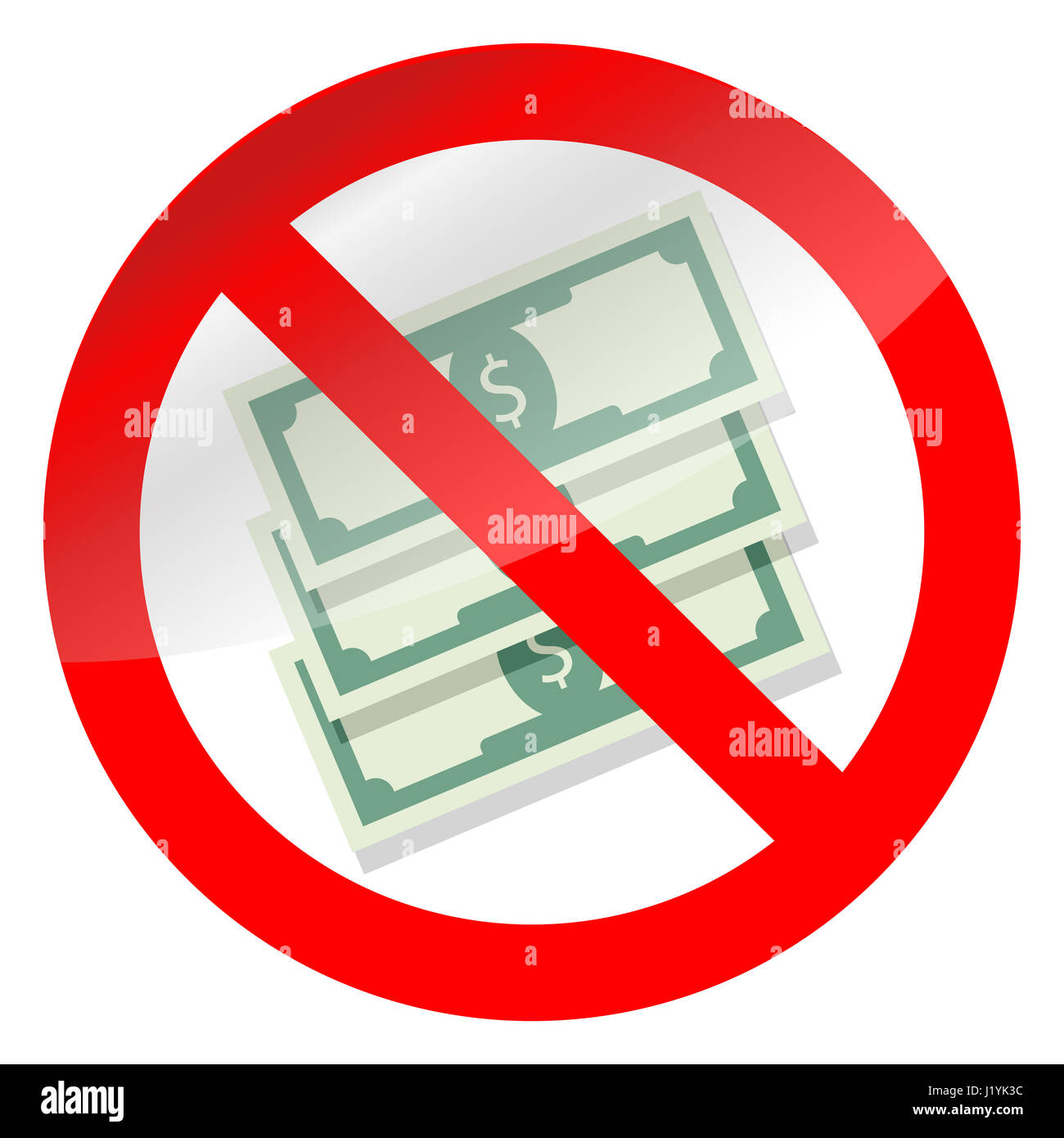 Prohibition of corruption. No finance currency symbol, no corrupted ...