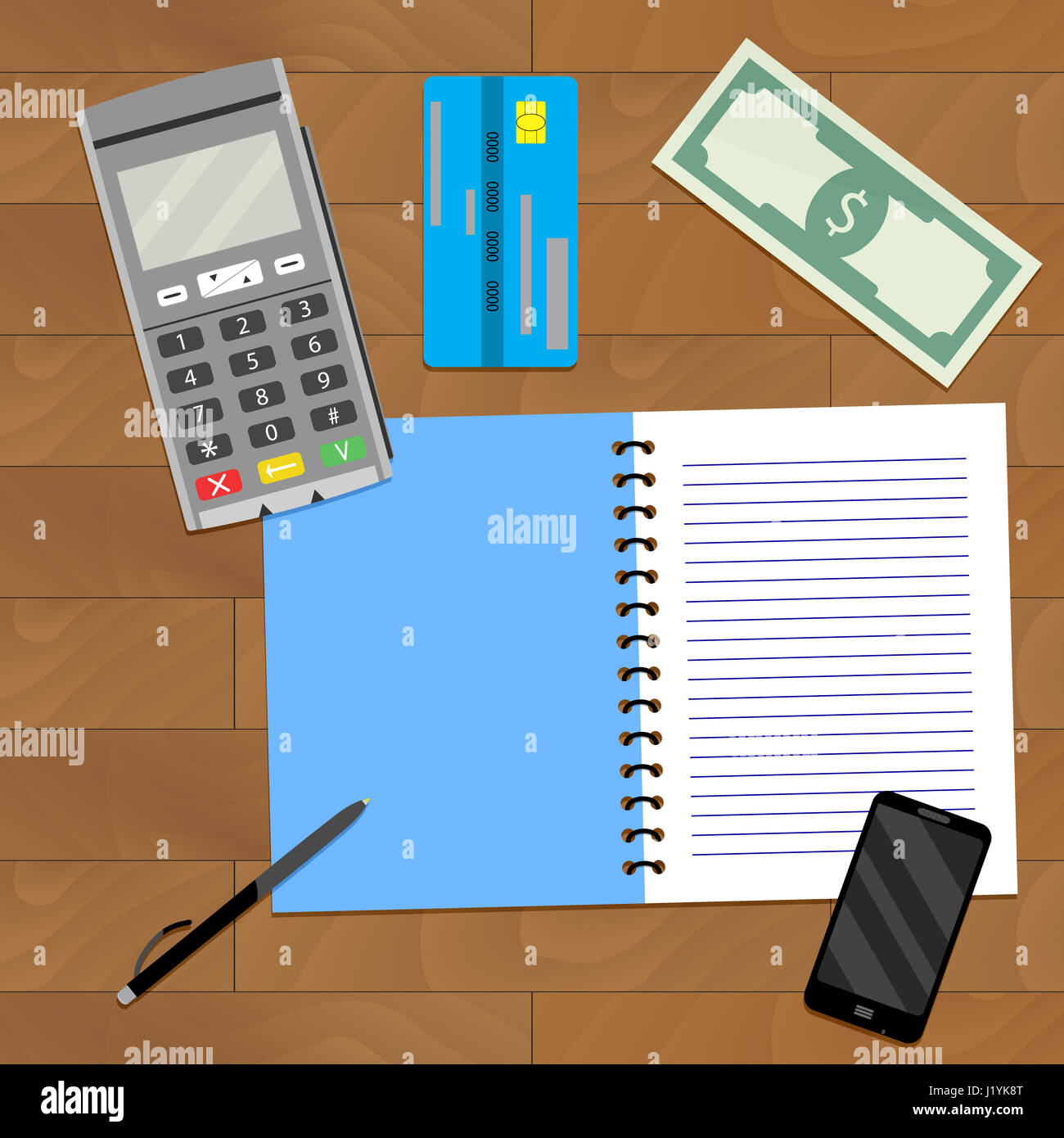 Financial Planning Business. Transfer machine credit card and bill ...