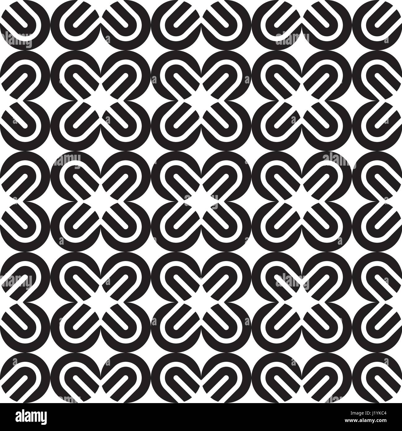 seamless geometric pattern, monochrome design, tileable vector image ...