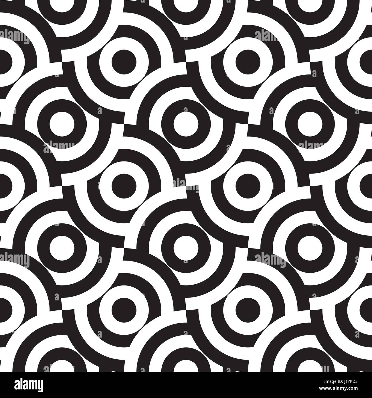 seamless geometric pattern, monochrome design, tileable vector image ...