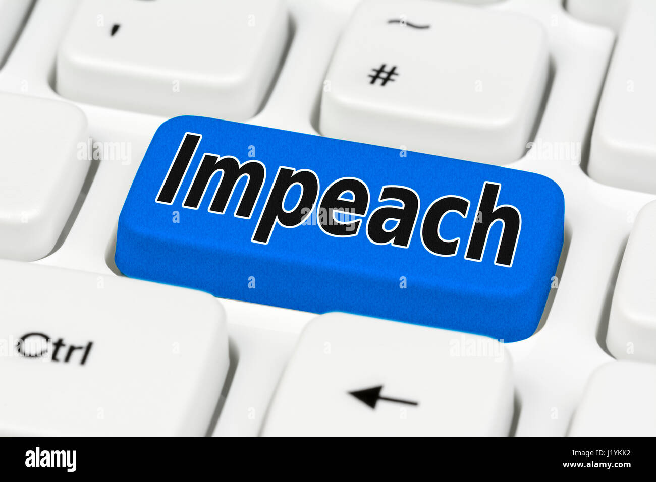 Impeach button hi-res stock photography and images - Alamy
