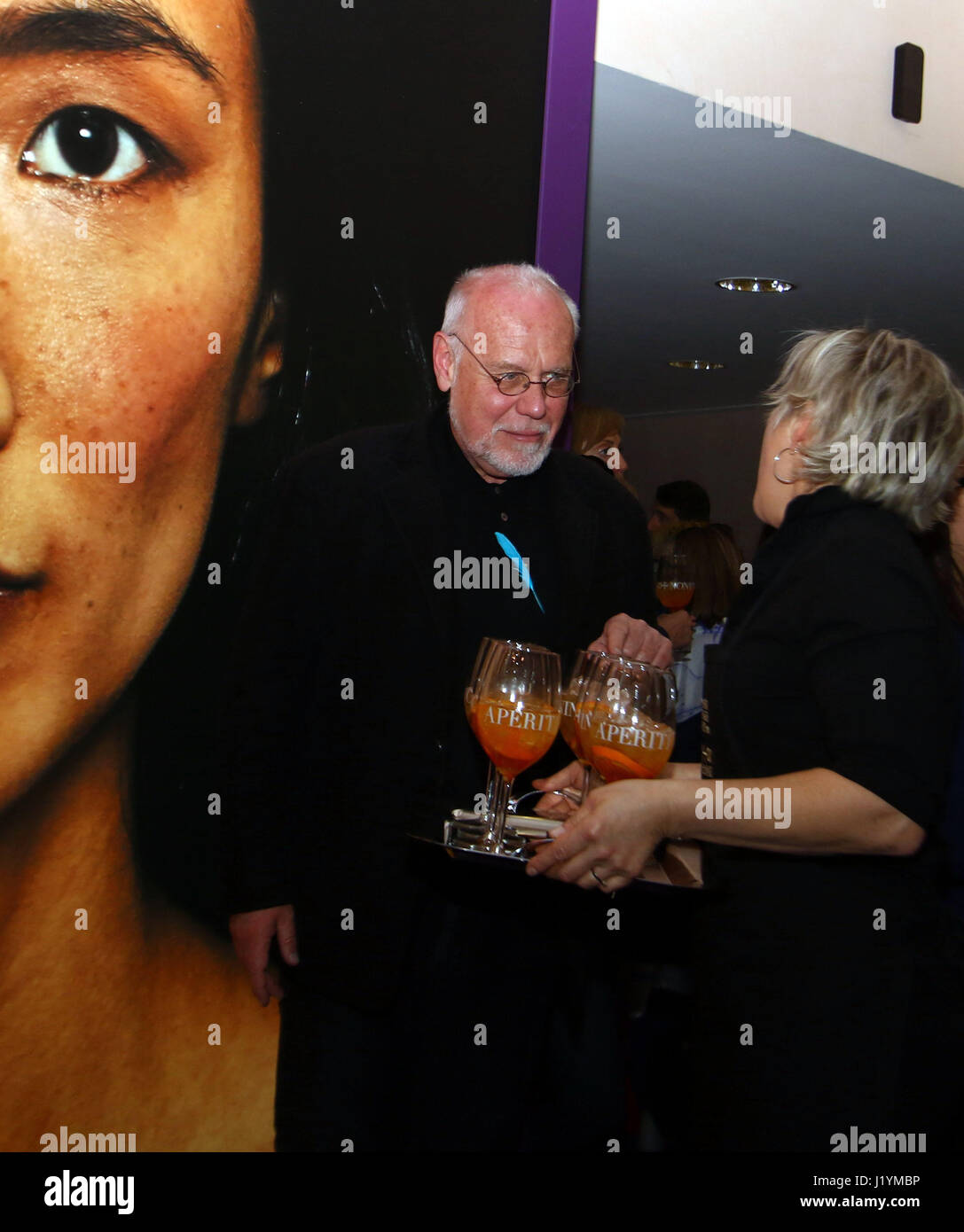 Udine, Italy. 21st Apr, 2017. ITALY, Udine: Marco Muller (L) artistic ...