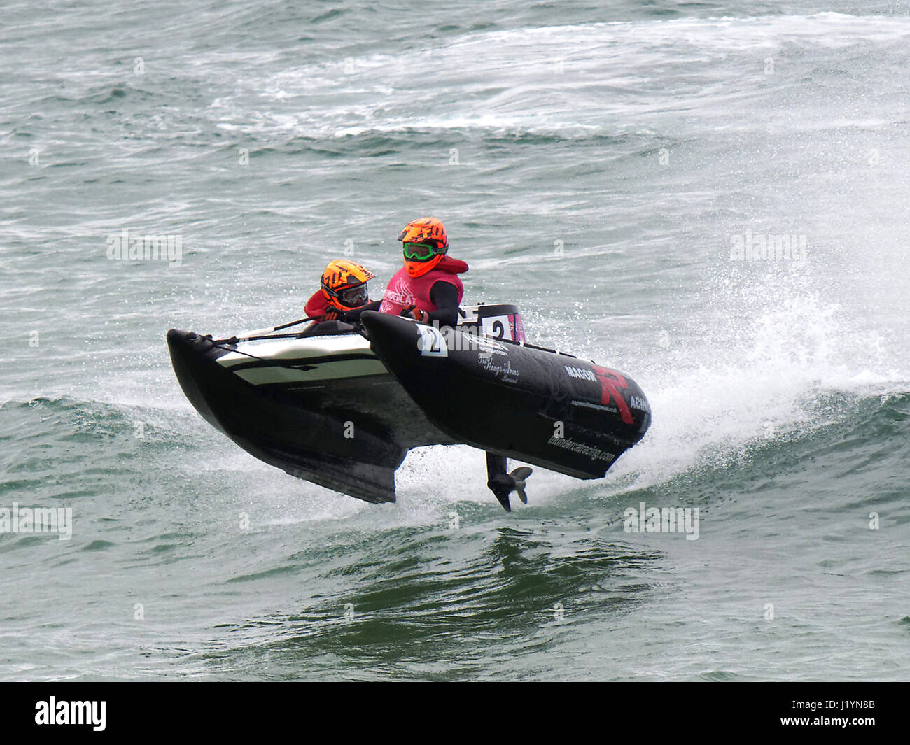 Pontoon boat racing hi-res stock photography and images - Alamy