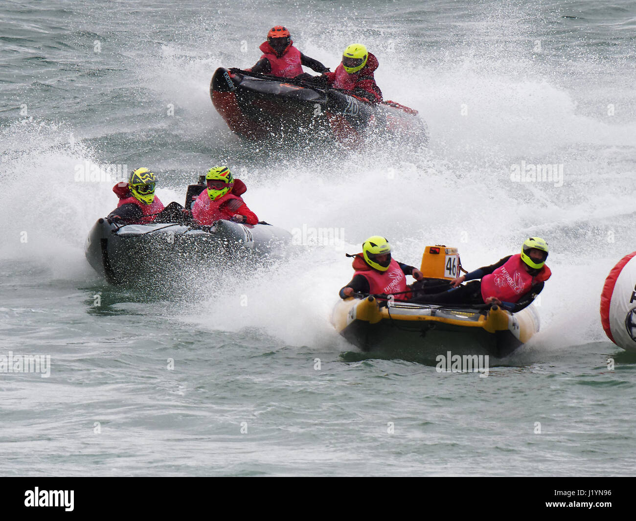 Pontoon boat racing hi-res stock photography and images - Alamy