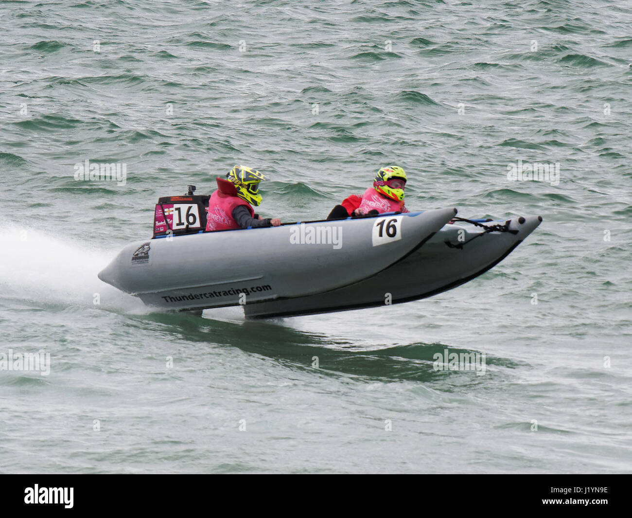 Pontoon boat racing hi-res stock photography and images - Alamy