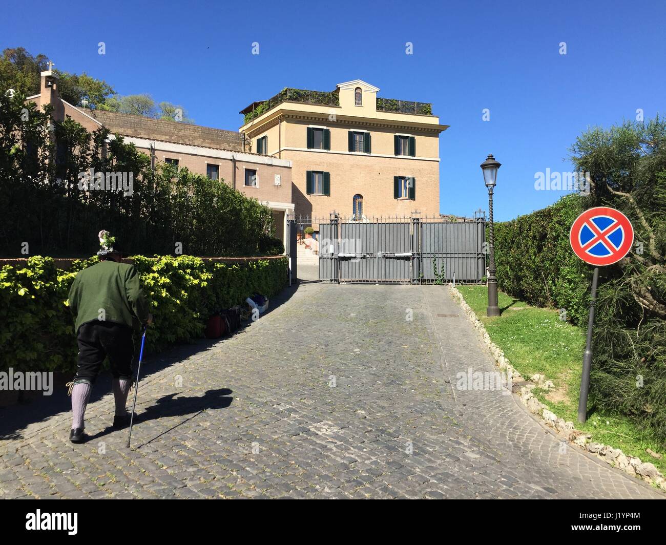 View of the Mater Ecclesiae (lit. Mother of the Church) Monastery ...