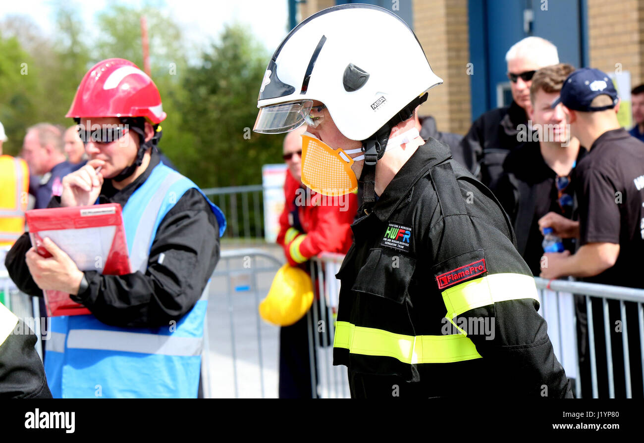 Cardiff, Wales, UK. 22nd April, 2017. South Wales Emergency and rescue ...