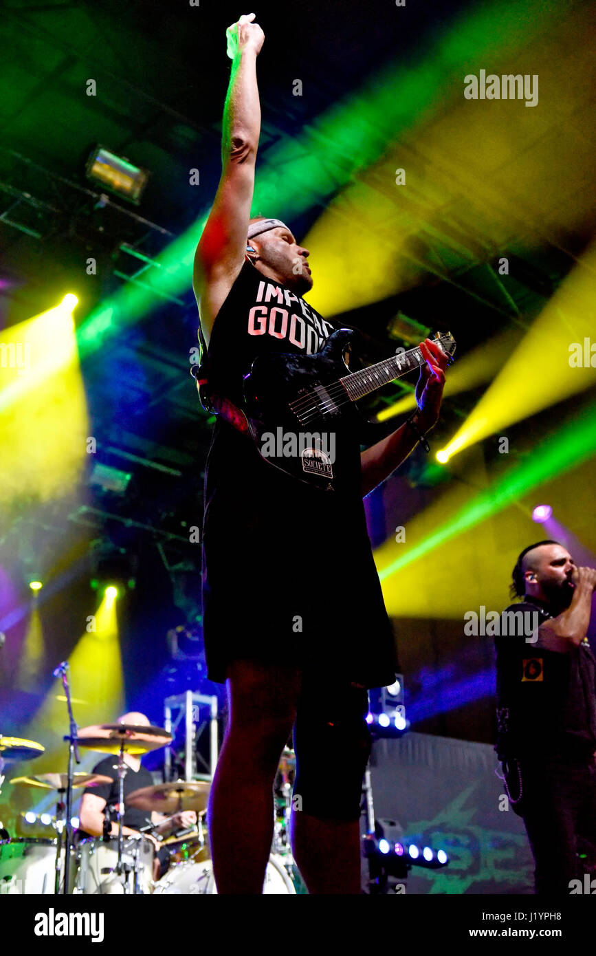 Las Vegas, USA. 21st Apr, 2017. Adam Dutkiewicz, Guitarist for Kill ...