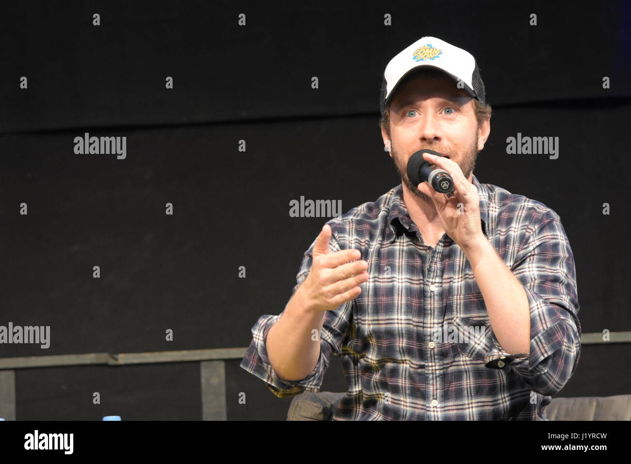 Frankfurt, Germany. 22nd April 2017. T.J. Thyne (Bones, Angels) at the ...