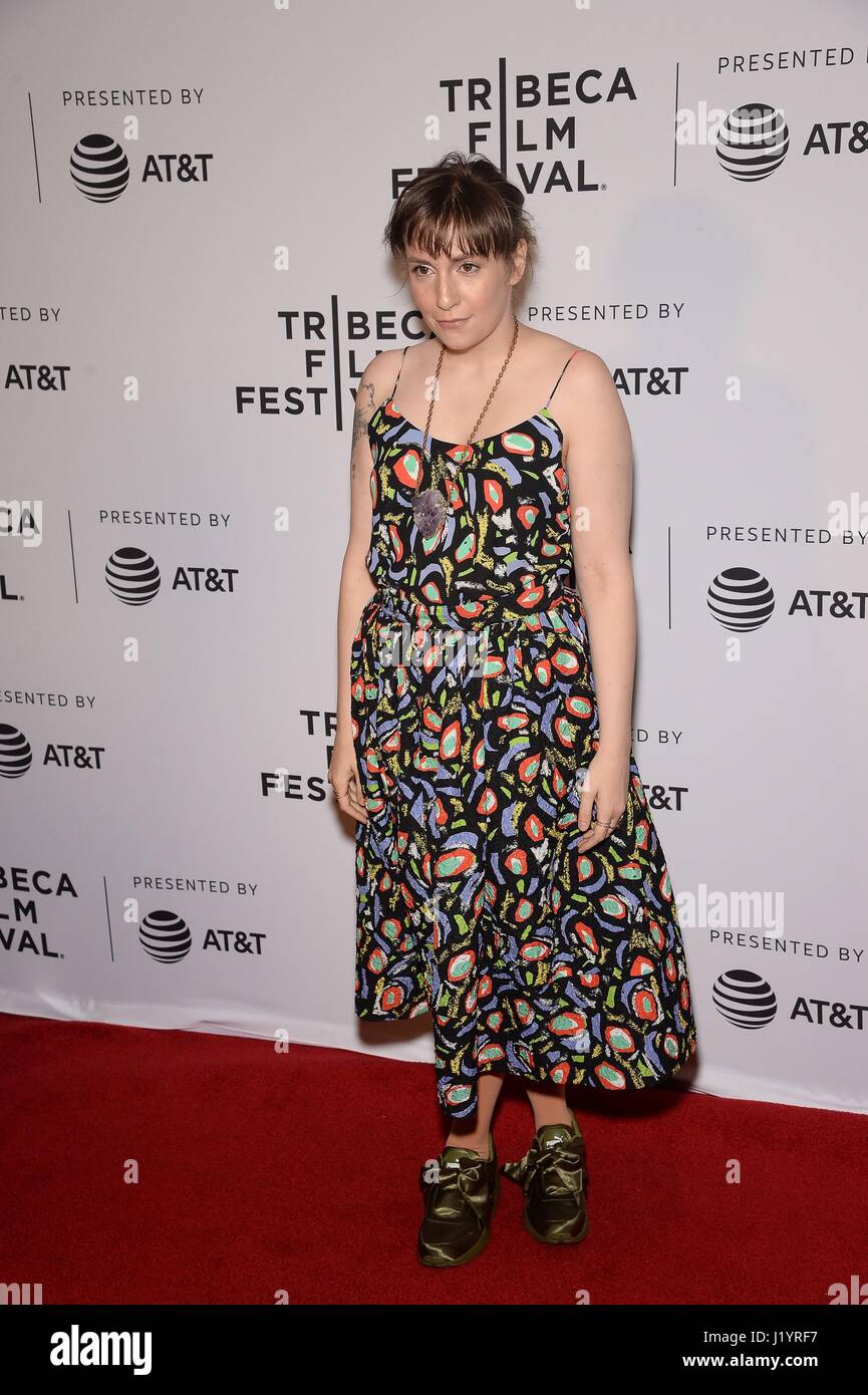 New York, NY, USA. 22nd Apr, 2017. Lena Dunham at arrivals for MY ART ...