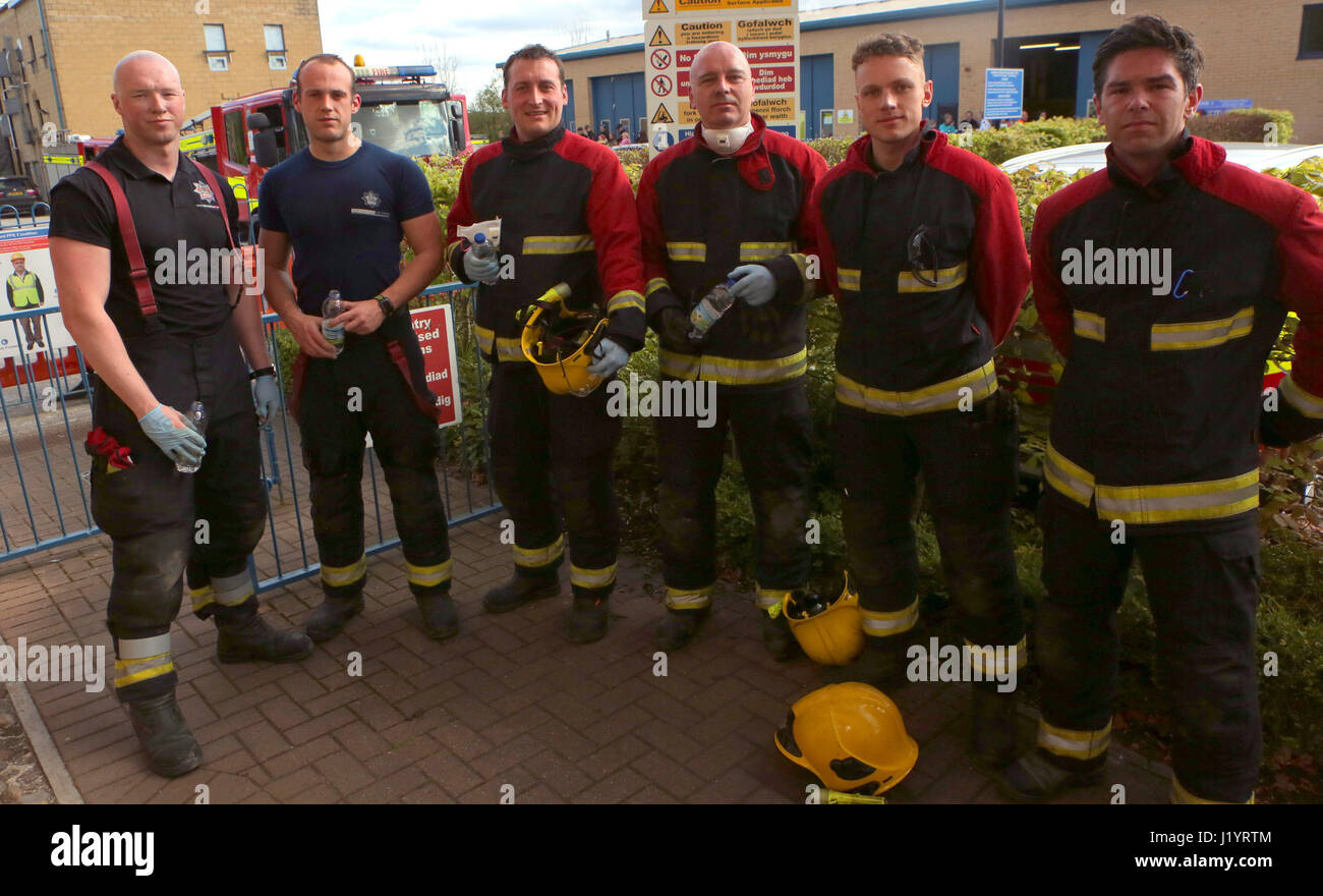 Saturday 22nd April Cardiff, South Wales Emergency and rescue services ...