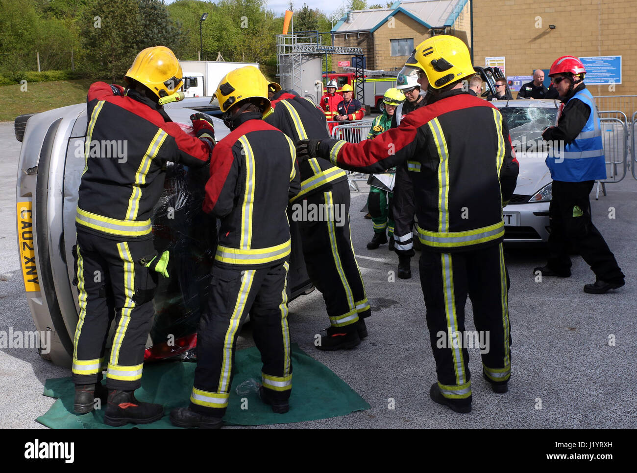 Saturday 22nd April Cardiff, South Wales Emergency and rescue services ...