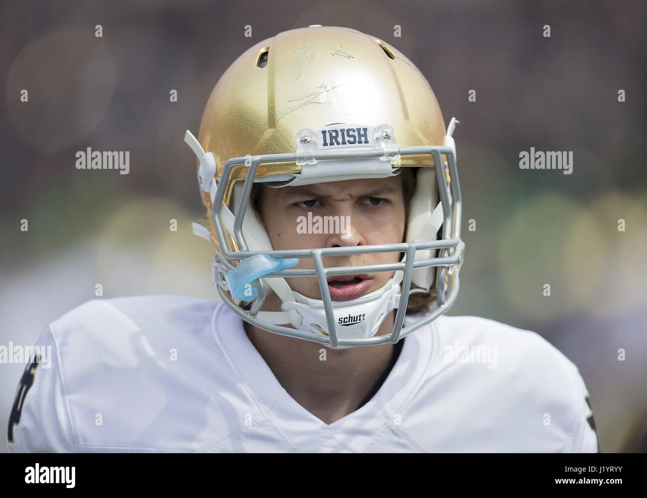 South Bend, Indiana, USA. 22nd Apr, 2017. Notre Dame wide receiver ...