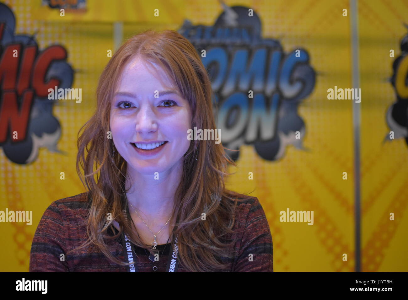 Frankfurt, Germany. 22nd April 2017. Alicia Witt (Dune, The Walking ...