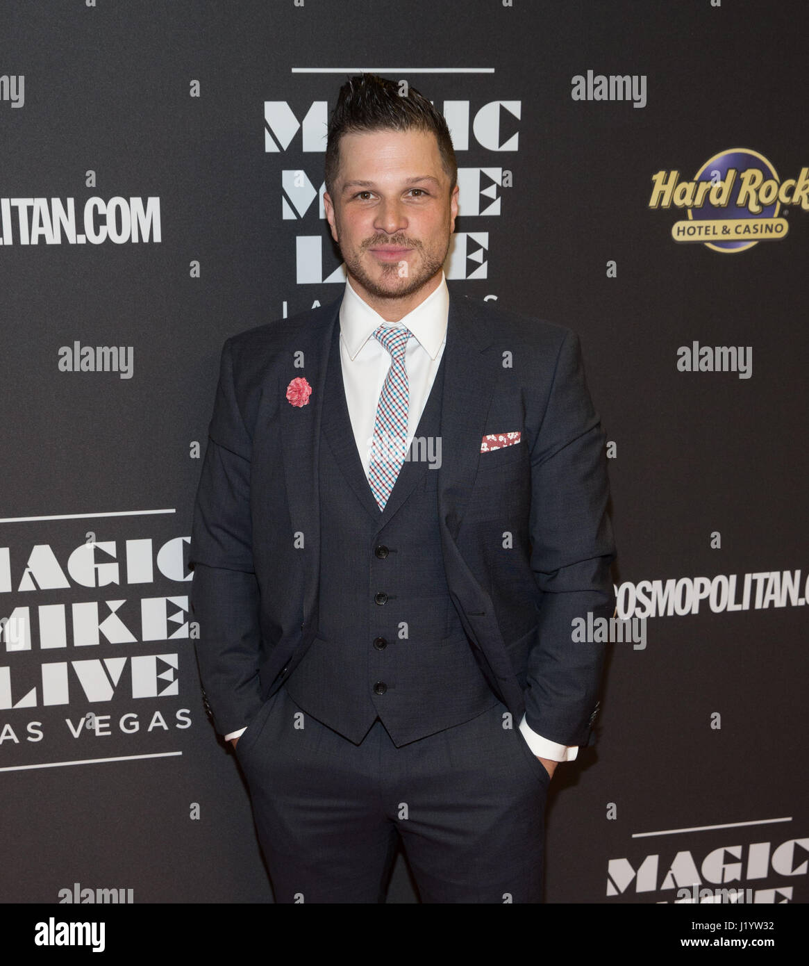 Las Vegas, NV, USA. 21st Apr, 2017. Mark Shunock at Opening Night of MAGIC MIKE LIVE LAS VEGAS ...