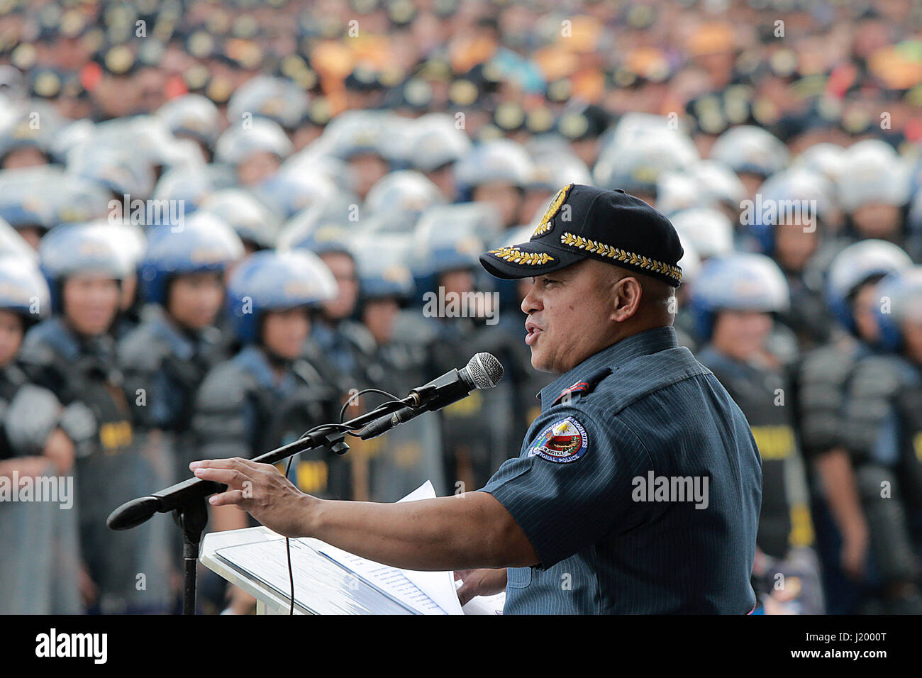 Manila, Philippines. 23rd Apr, 2017. Philippine national police chief ...