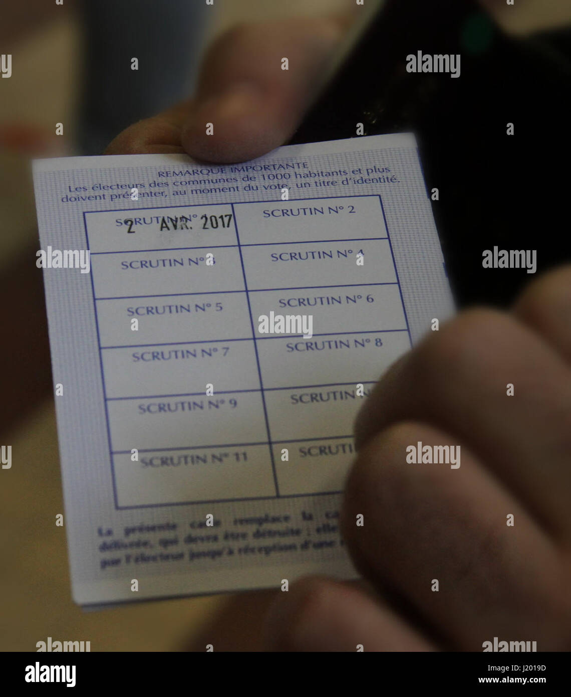 Electoral card hi-res stock photography and images - Alamy