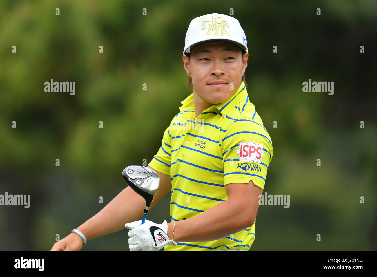 Chiba Country Club, Chiba, Japan. 22nd Apr, 2017. Yoshinori Fujimoto ...