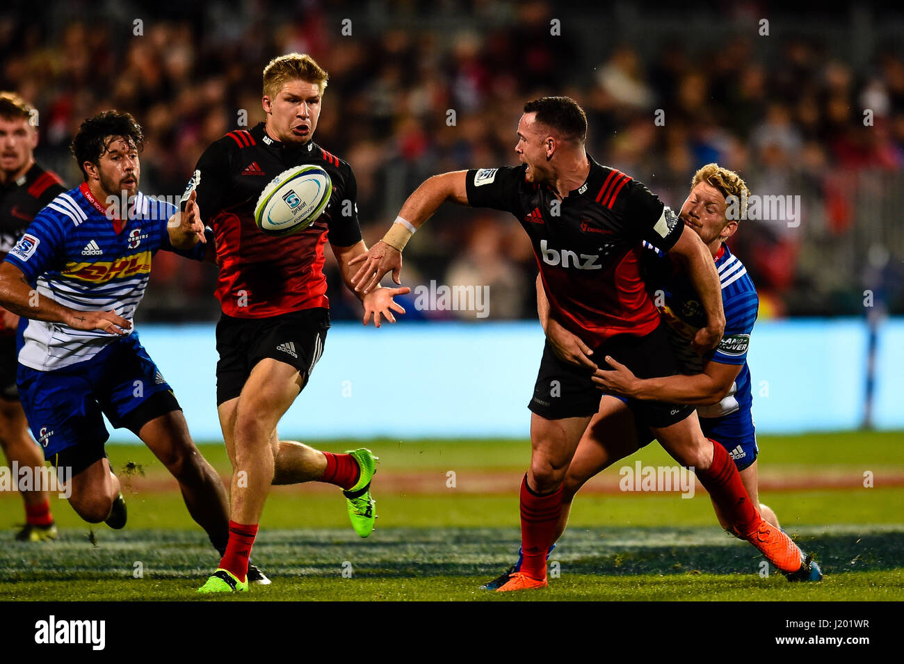 April 22nd 2017, AMI Stadium, Christchurch, New Zealand; Super Rugby ...