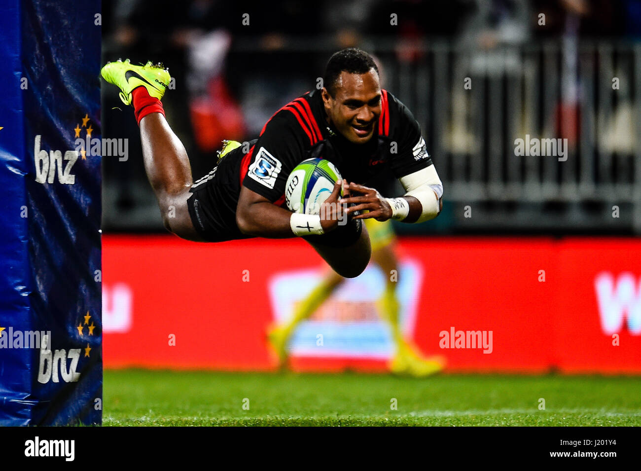 April 22nd 2017, AMI Stadium, Christchurch, New Zealand; Super Rugby ...