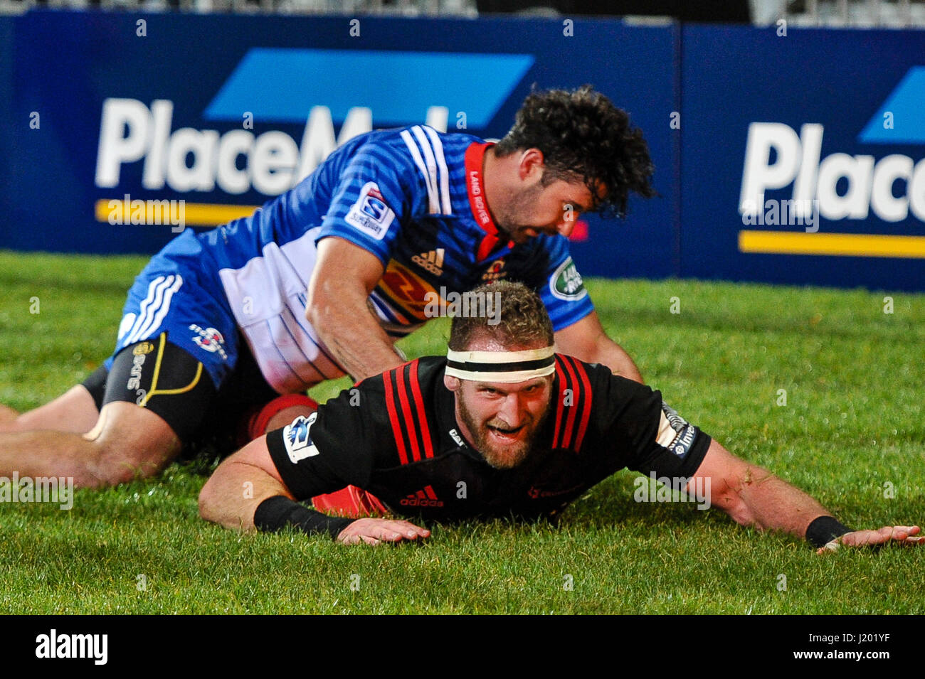 April 22nd 2017, AMI Stadium, Christchurch, New Zealand; Super Rugby ...
