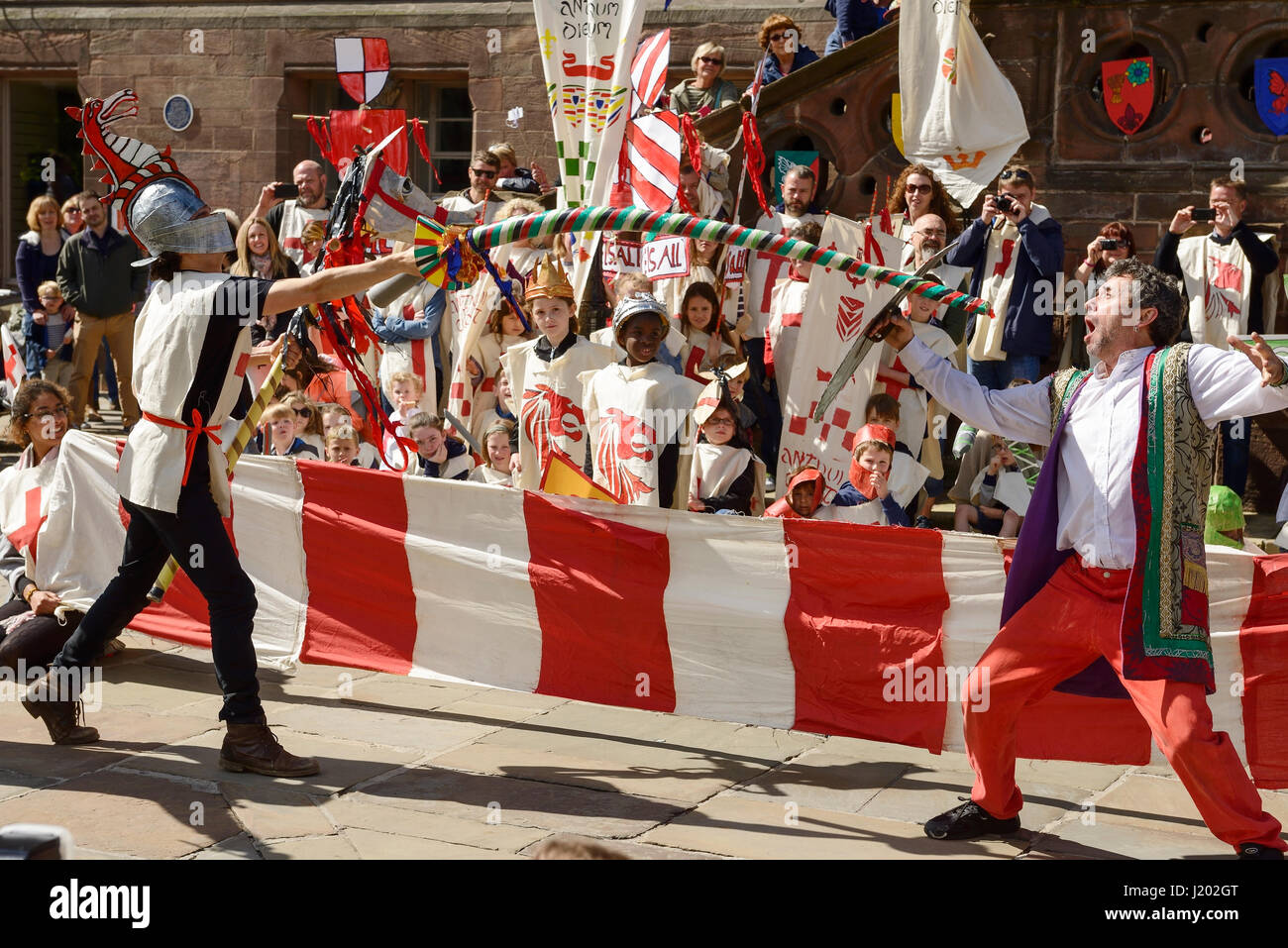 St george costume hi-res stock photography and images - Alamy