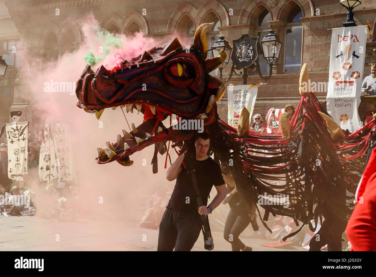 Dragon breathing hi-res stock photography and images - Alamy