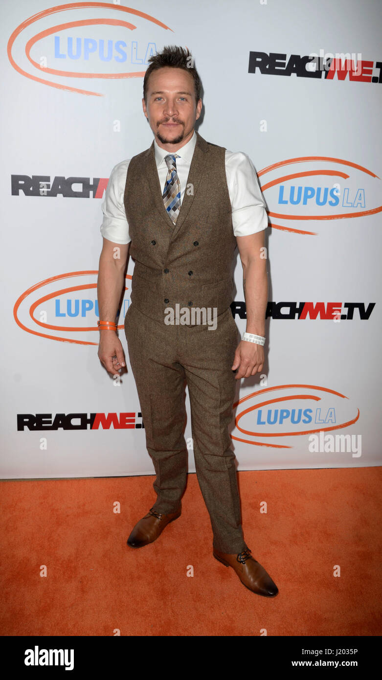 Los Angeles, Ca, USA. 22nd Apr, 2017. Travis Aaron Wade at the Lupus LA Orange Ball: Rocket To A ...