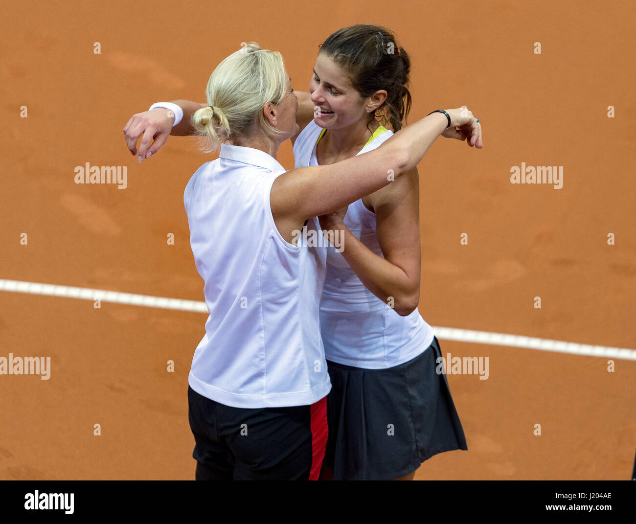 Stuttgart, Germany. 23rd Apr, 2017. Julia Goerges from Germany ...