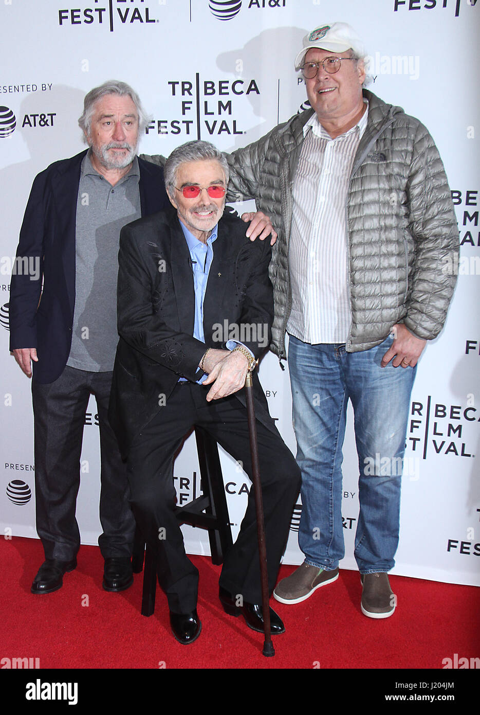 NEW YORK, NY April 22, 2017 Robert De Niro, Burt Reynolds, Chevy Chase ...