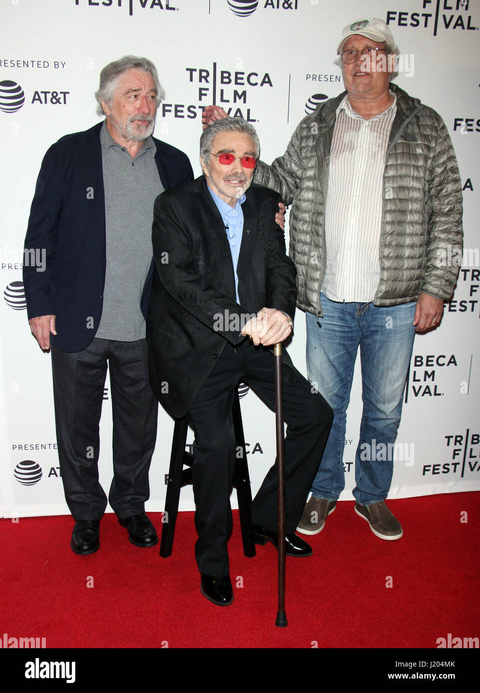 NEW YORK, NY April 22, 2017 Robert De Niro, Burt Reynolds, Chevy Chase ...