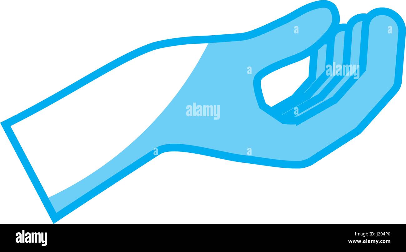 human hand icon Stock Vector Image & Art - Alamy