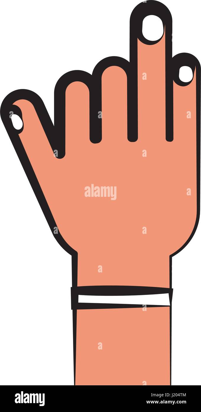 human hand icon Stock Vector Image & Art - Alamy