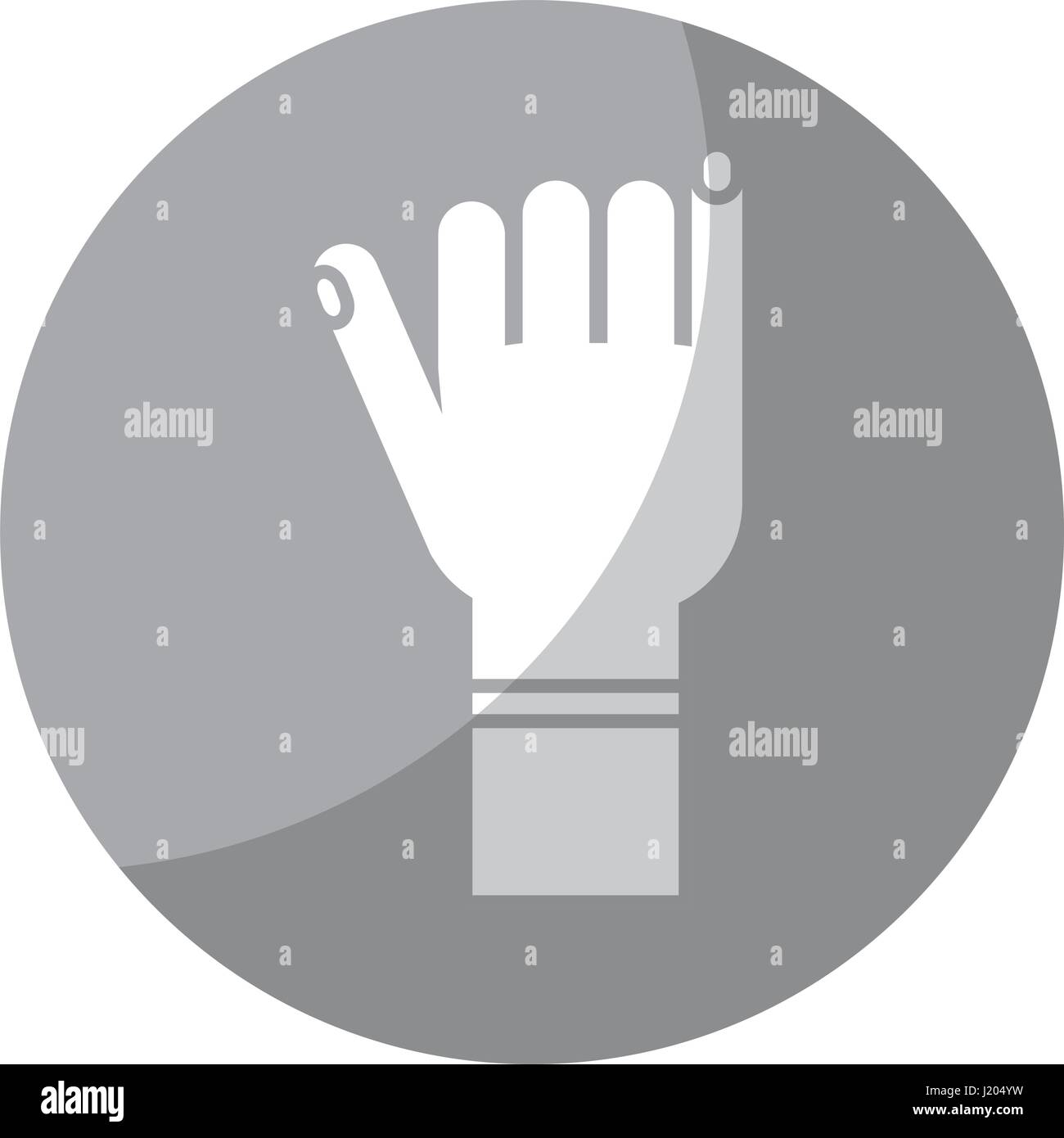 human hand icon Stock Vector Image & Art - Alamy