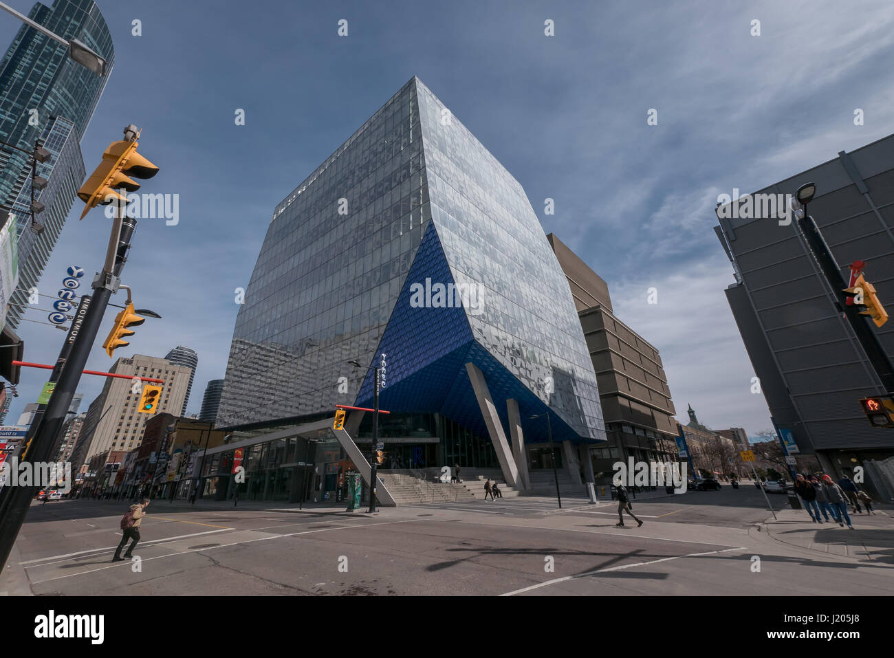 Toronto Ryerson university student learning centre Stock Photo - Alamy