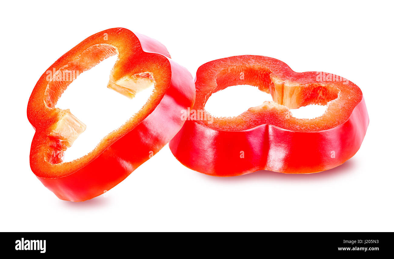 pepper isolated on a white background Stock Photo - Alamy