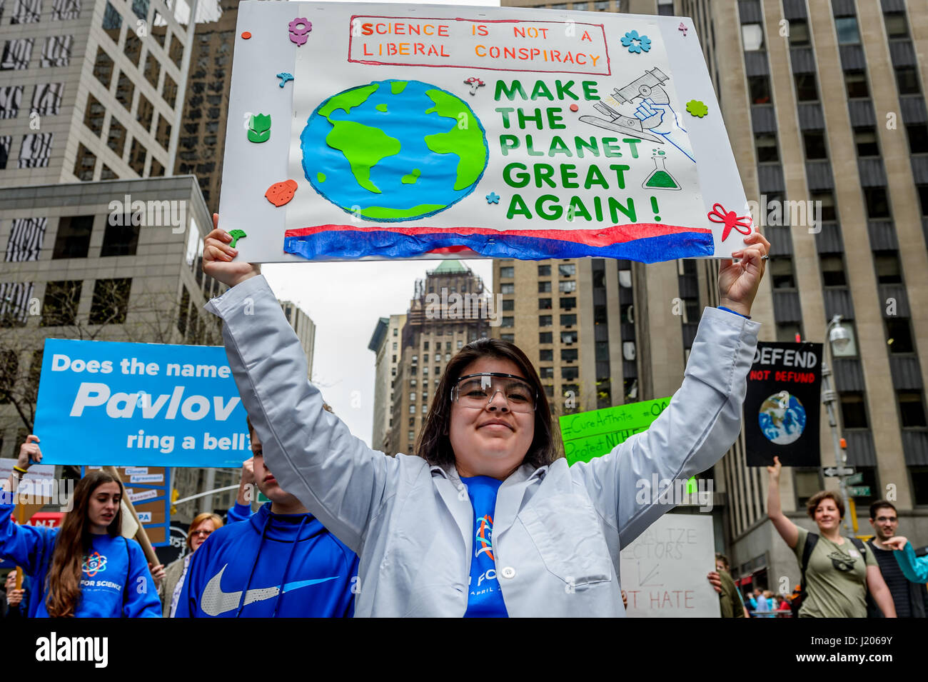 New York, United States. 22nd Apr, 2017. At The March for Science in ...