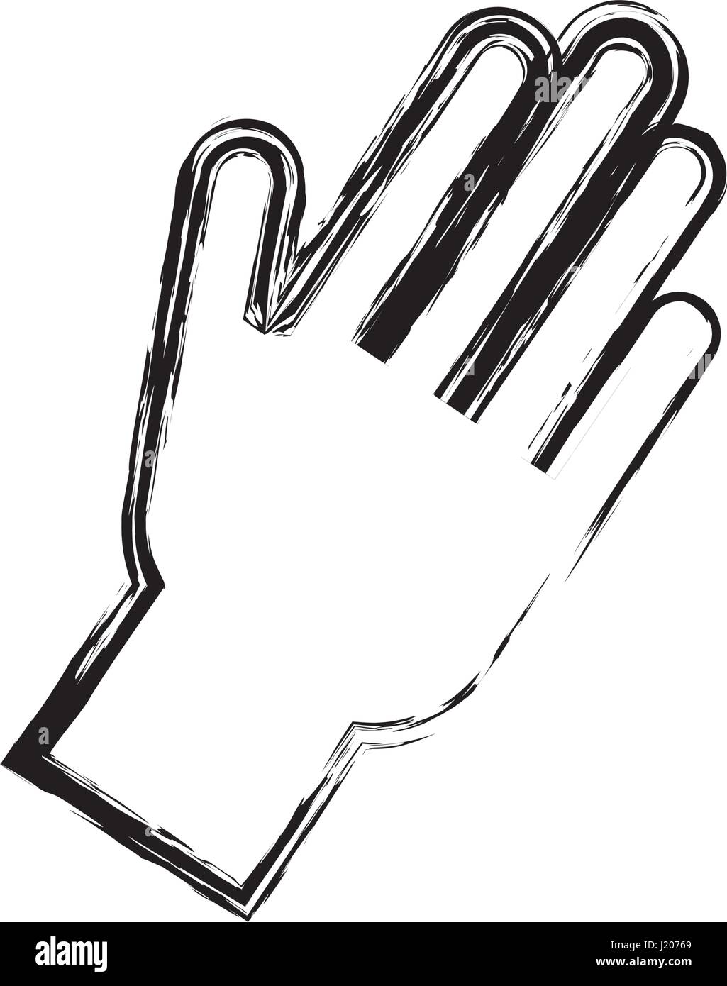 human hand icon Stock Vector Image & Art - Alamy