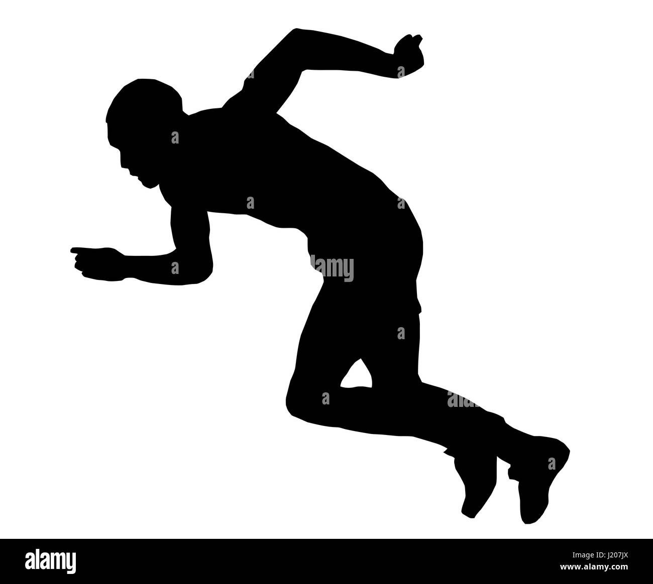 Mens sprinter Stock Vector Images - Alamy