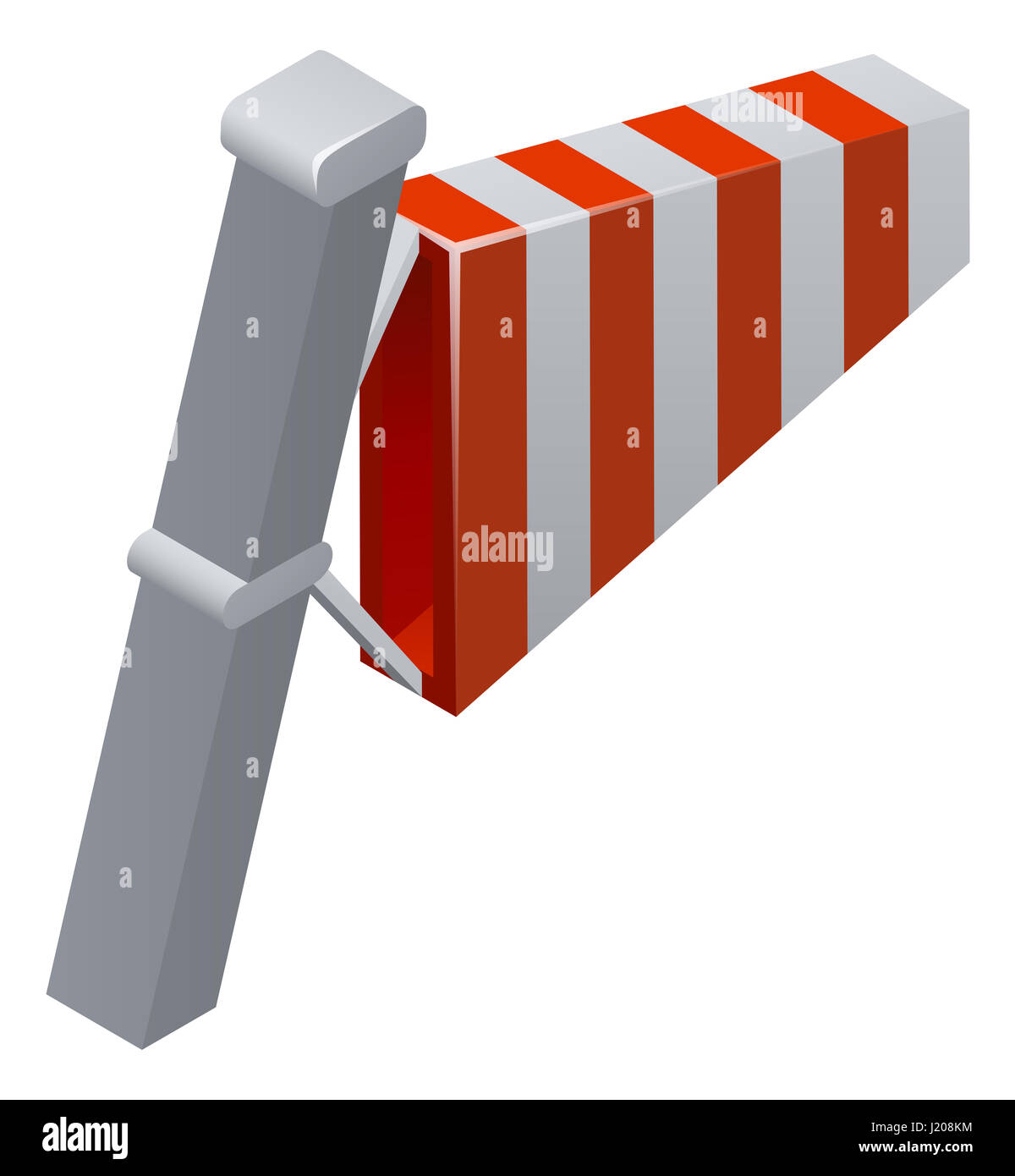 Vector weather forecast map Cut Out Stock Images & Pictures - Alamy