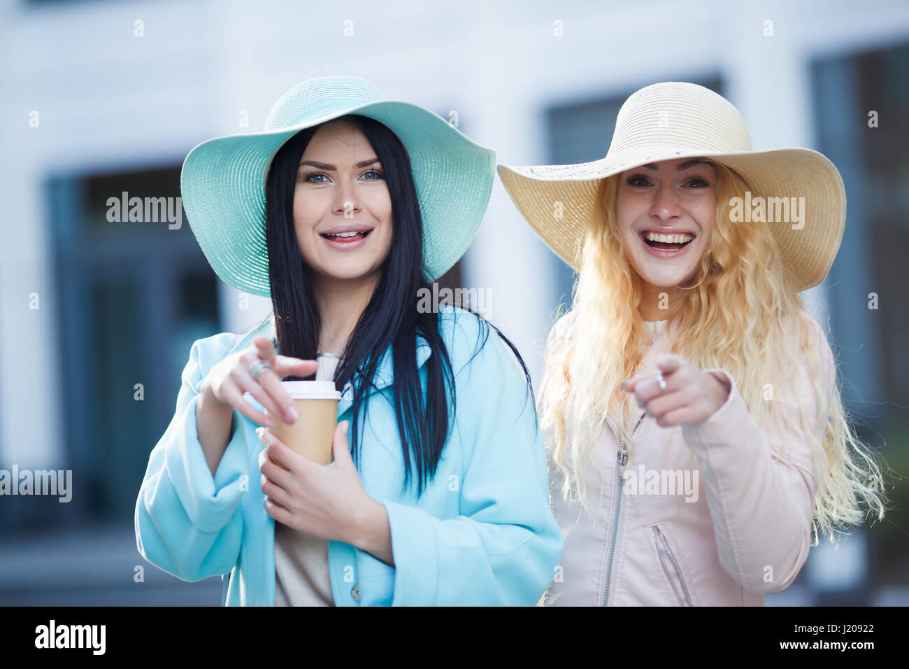 Photo of girls with coffee Stock Photo - Alamy