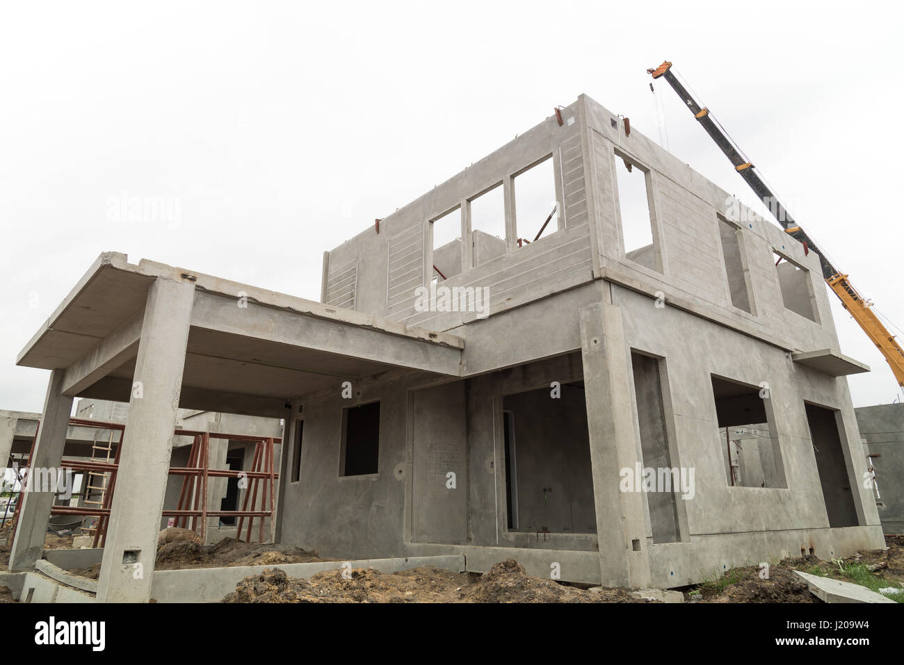 The building structure are made from prefabrication system.All pieces ...