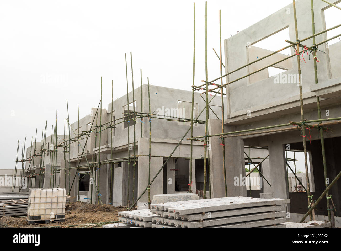 The building structure are made from prefabrication system.All pieces ...
