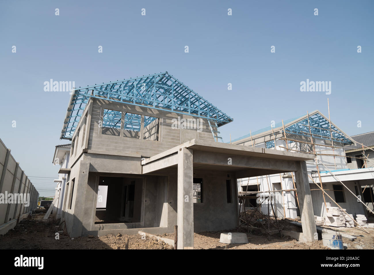 The building structure are made from prefabrication system.All pieces ...