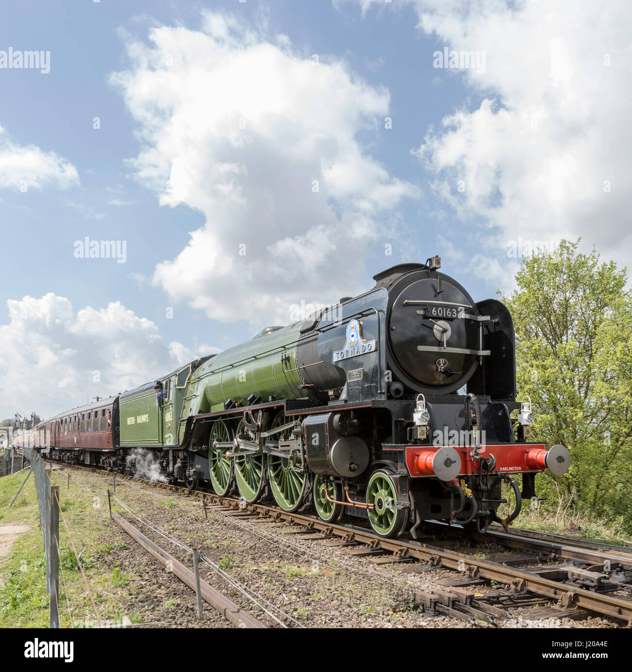 Tornado steam locomotive hi-res stock photography and images - Alamy