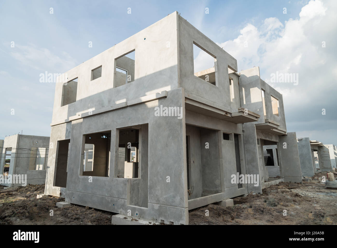 The building structure are made from prefabrication system.All pieces ...