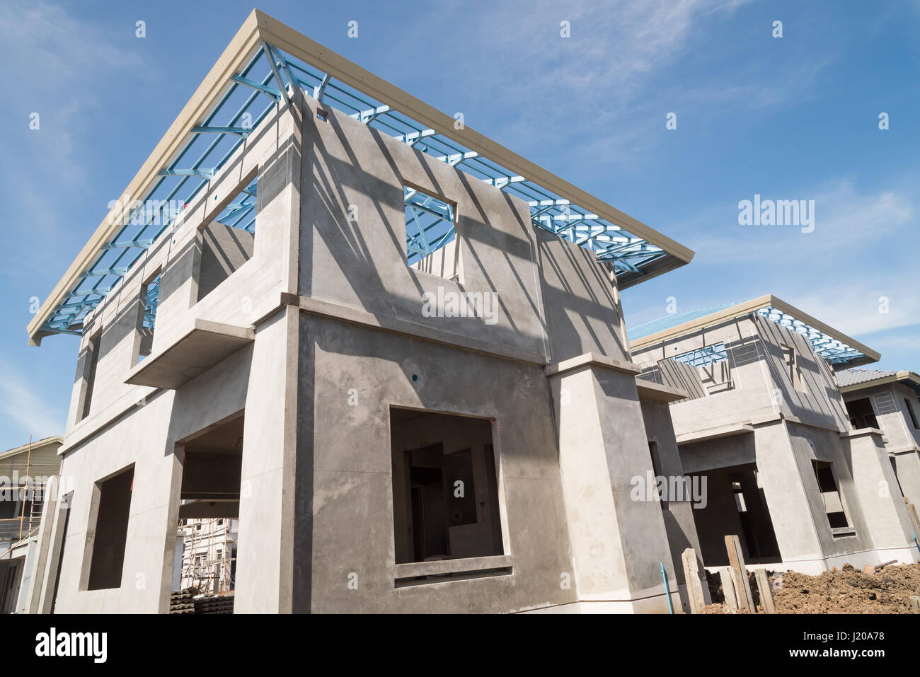 The building structure are made from prefabrication system.All pieces ...