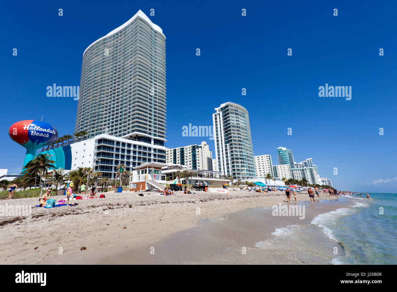 Miami florida hallandale beach hi-res stock photography and images - Alamy